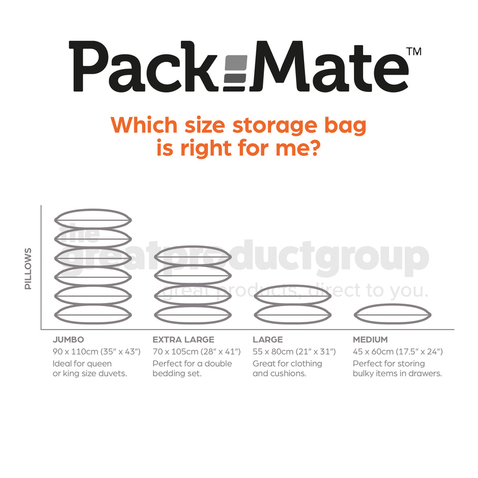Packmate Space Saving Vacuum Storage Bags. Good Housekeeping Approved ...
